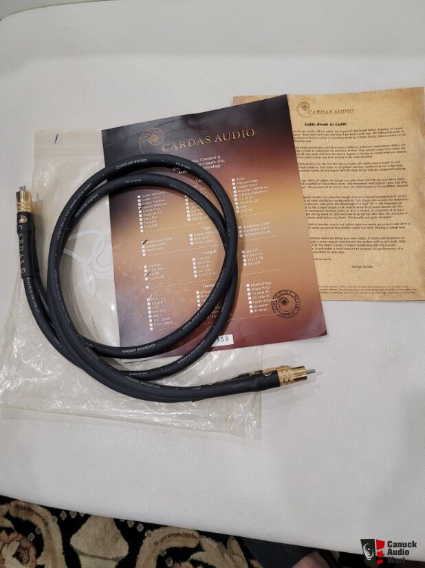 Cardas Golden Reference 1m. RCA interconnect Photo #5185701 - Canuck ...