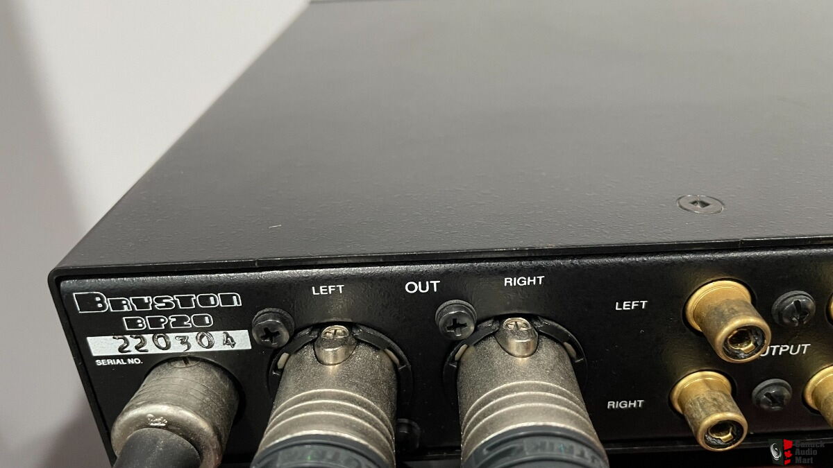 Legendary Bryston Preamplifier BP-20 ,Power adaptor ,Model BP-PT ...