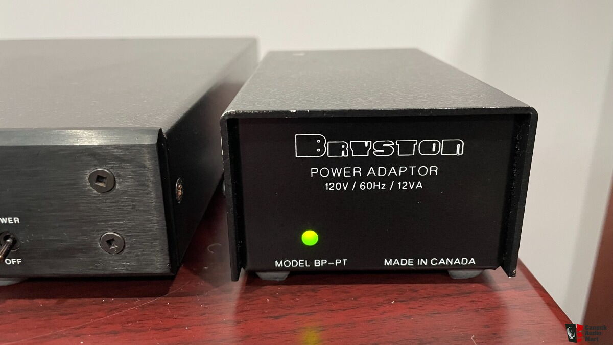 Legendary Bryston Preamplifier BP-20 ,Power adaptor ,Model BP-PT ...