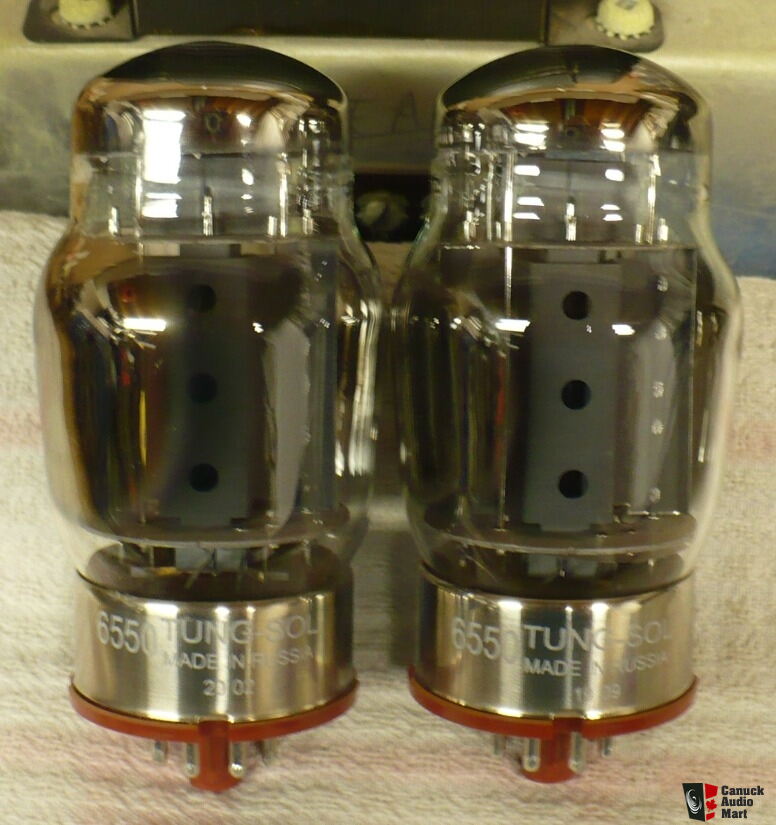 2 Tung-sol Reissue 6550 Power Tubes Boxed Price includes Shipping Photo ...