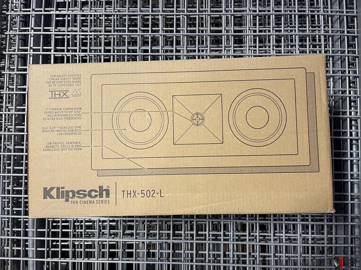 Klipsch THX-502-L In Wall Speakers (4 Speakers) - New Old Stock Photo ...