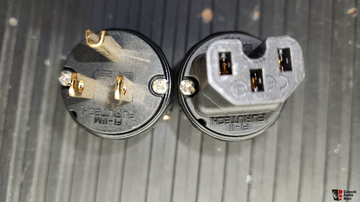 Furutech genuine IEC gold connectors, shipping included