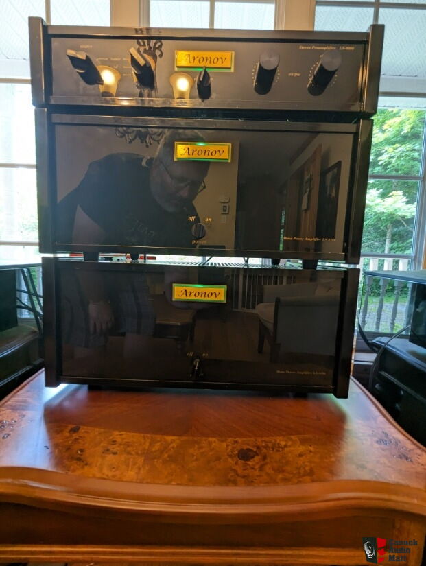 Yakov Aronov Audio Lab LS9100 monoblocs with LS9000 preamp Photo ...