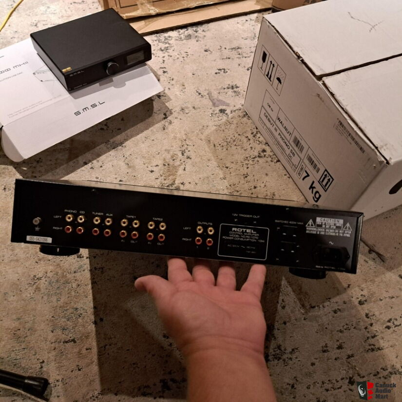 Rotel RC-1070 Preamp with MM Phono Stage with FREE Shipping Photo ...