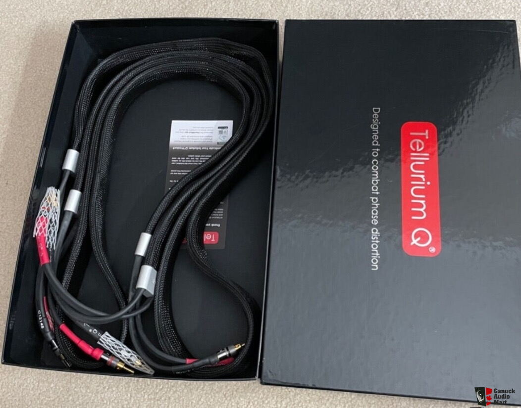 Tellurium Q Black Diamond Speaker Cables 9 feet