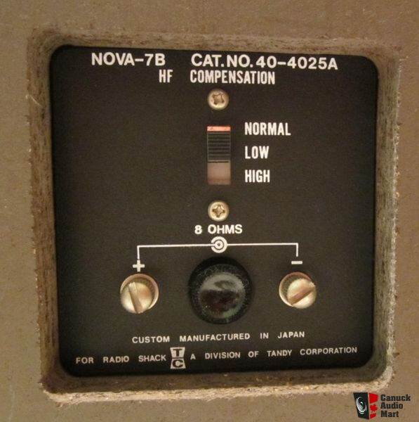 REALISTIC NOVA 7B SPEAKERS Photo #520390 - Canuck Audio Mart
