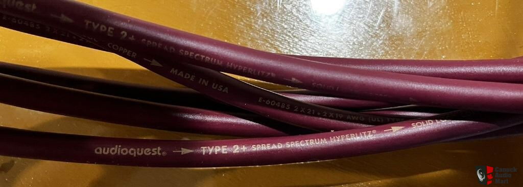 Audioquest Type 2 Spread Spectrum Hyperlitz 3m For Sale - US Audio Mart