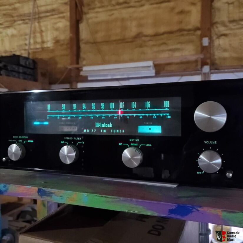 McIntosh MR77 Tuner Photo #5203937 - Canuck Audio Mart