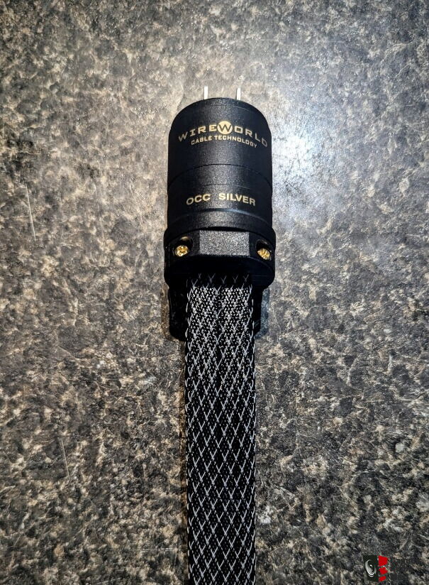 Wireworld Platinum Electra power cable with Platinum OCC ends - 1 meter ...