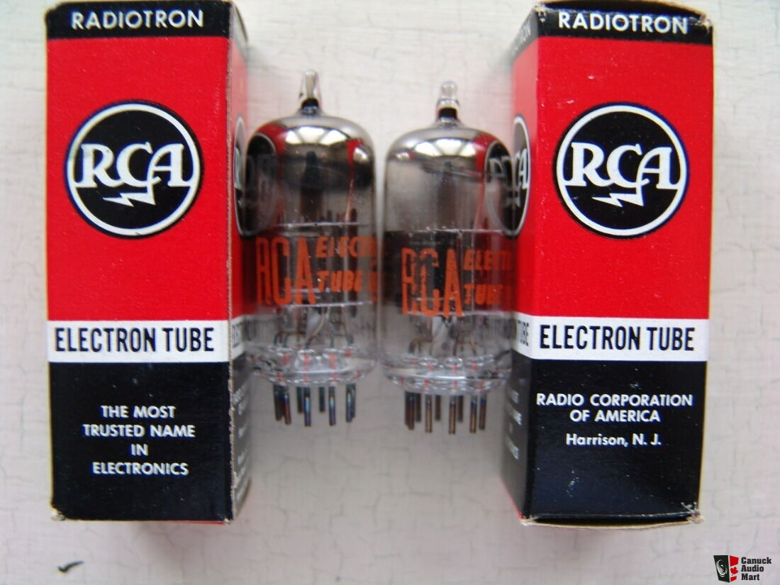 Pair of RCA 6U8A, made in USA For Sale - Canuck Audio Mart