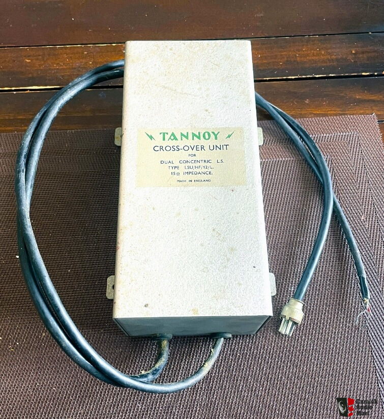 RARE. Tannoy CROSSOVER for L.S. TYPE LSU/HF/12/L 12" SILVER/RED Speaker ...