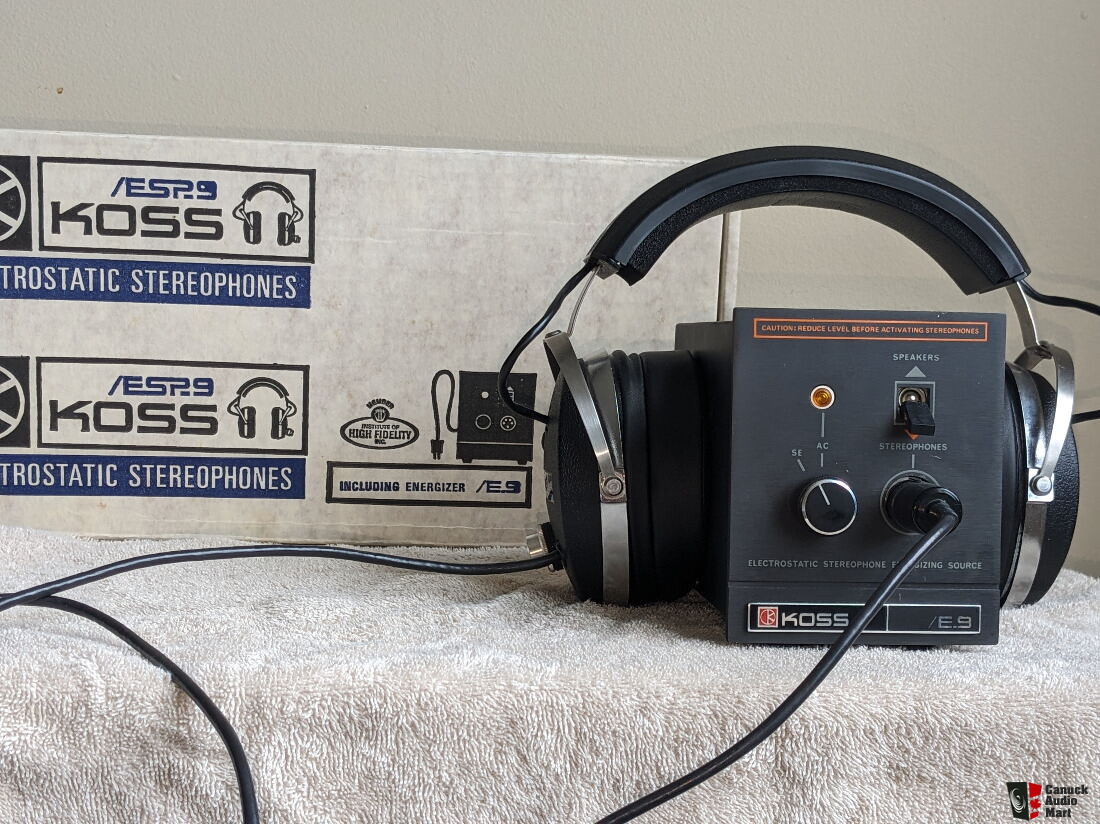 Original Koss ESP 9 Electrostatic headphones
