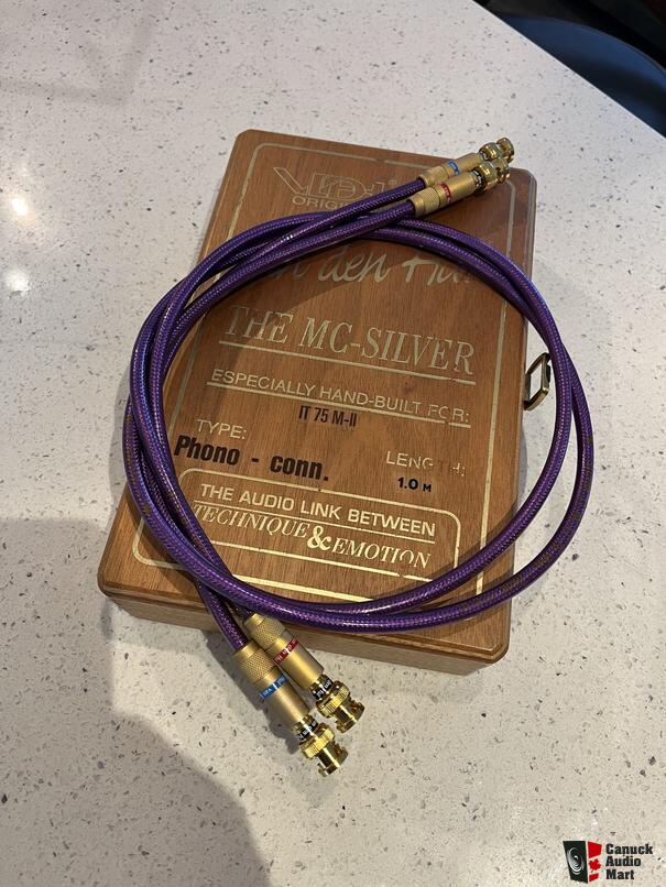 Van Den Hul MC-Silver IT MKII 75 Ohm RCA Photo #5218338 - Canuck Audio Mart