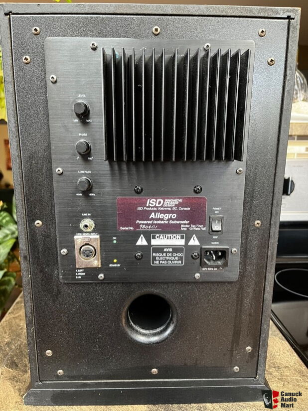 ISD Custom Built Powered Isobaric Subwoofer Photo #5219270 - Canuck ...