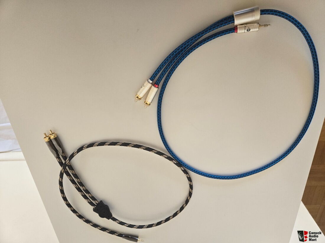 2 RCA interconnect Premium Audio Cables/Mint Condition