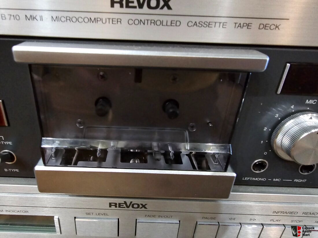 Revox B 710 MK II Computer controlled cassette deck Photo #5224221 ...