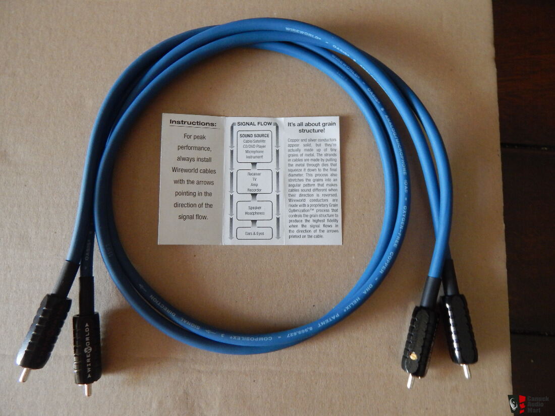 Wireworld Oasis 8 stereo cables For Sale - Canuck Audio Mart