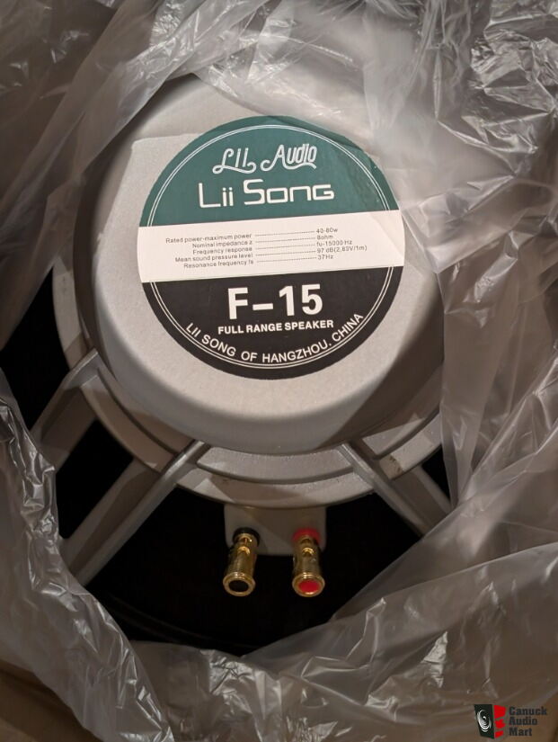 Lii Song F15 one pair brand new in box Photo #5227135 - Canuck Audio Mart