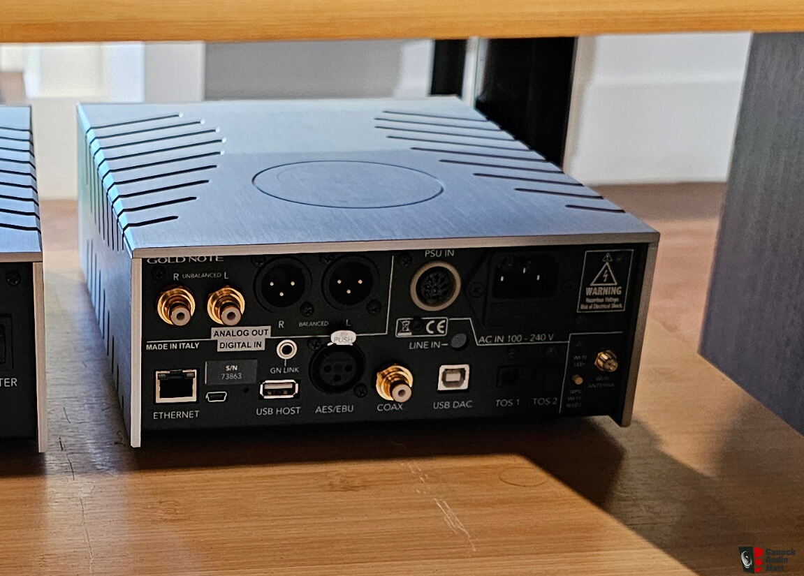 GOLD NOTE DS-10 Streamer/DAC: Excellent Trade-In; acX Warranty; 50% Off ...