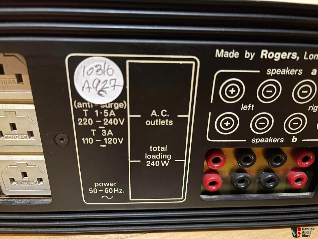 Rogers A75 Series 2 integrated amplifier