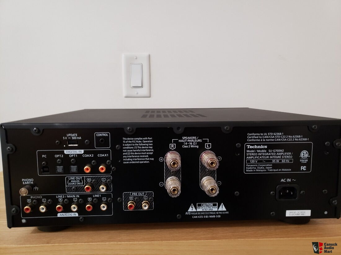 Technics SU-G700M2 integrated amplifier (Black Version) Photo #5228585 ...