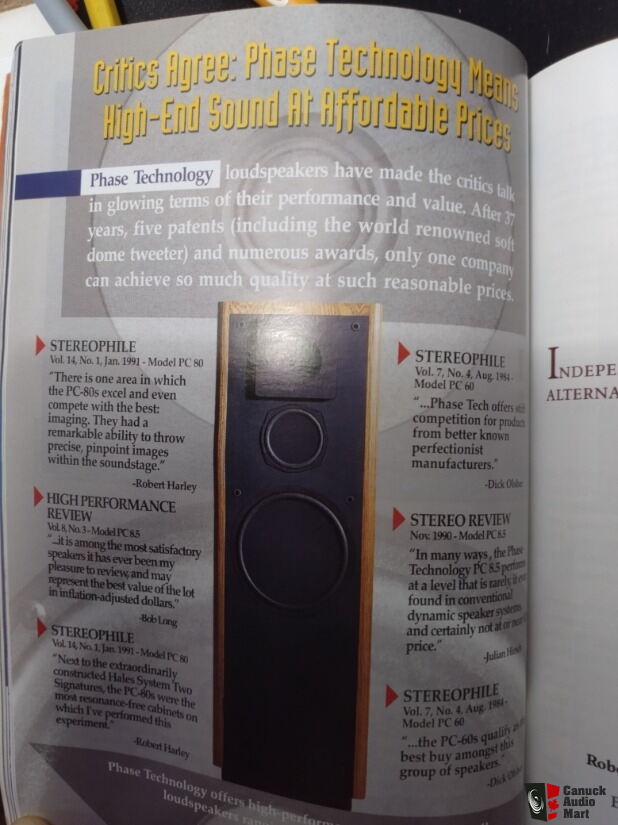 Phrase Technology Euro Series 745 ES Floorstanding Speakers Photo ...
