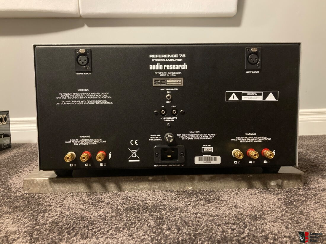 Audio Research Ref 75SE Final Price Photo #5230568 - Canuck Audio Mart