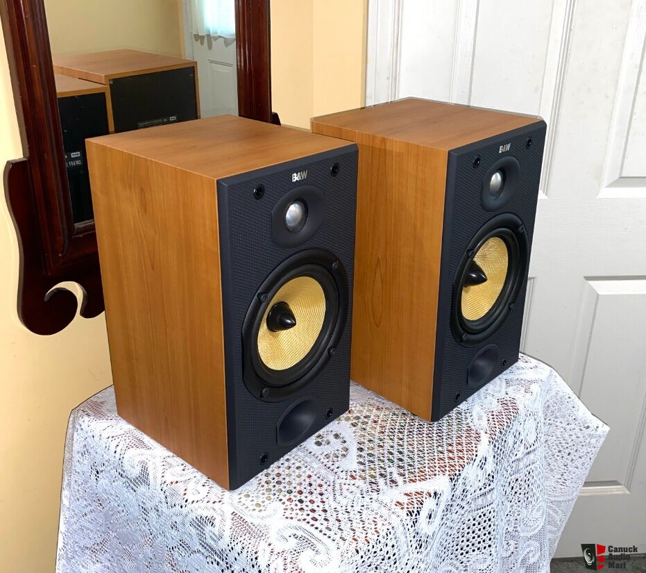 B&W Bookshelf Speakers in Cherry Finish DM601 S2 Photo #5235268 - US ...