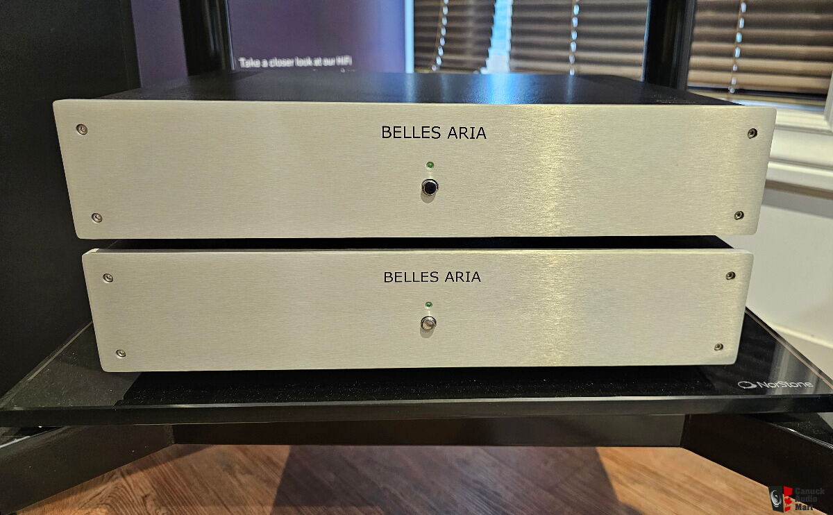 Belles ARIA Mono Power Amps (Silver): Excellent Trade-In; acX Warranty ...