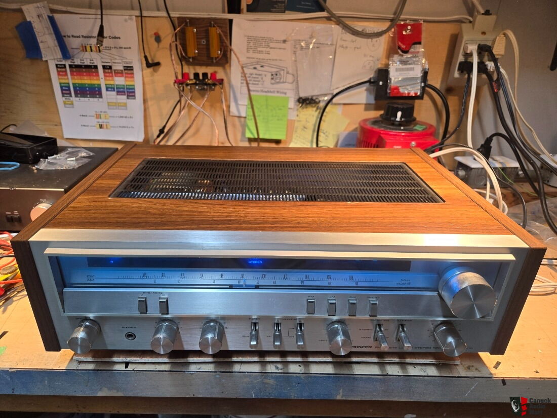 Pioneer SX-3700 Stereo Receiver UPGRADED with Cool Blue LEDs & Cornell ...