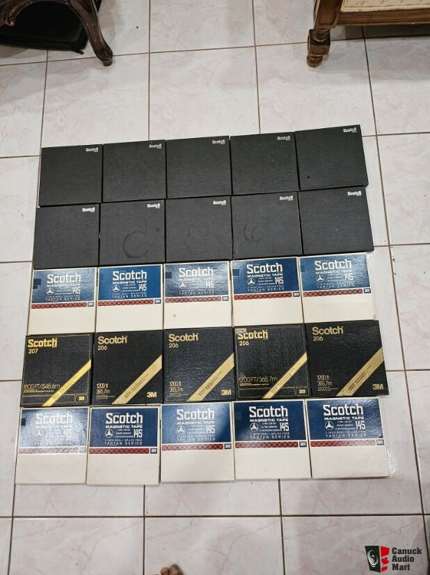 SCOTCH 7 inches of tapes reel to reel of 25--$8 each Photo #5243243 ...