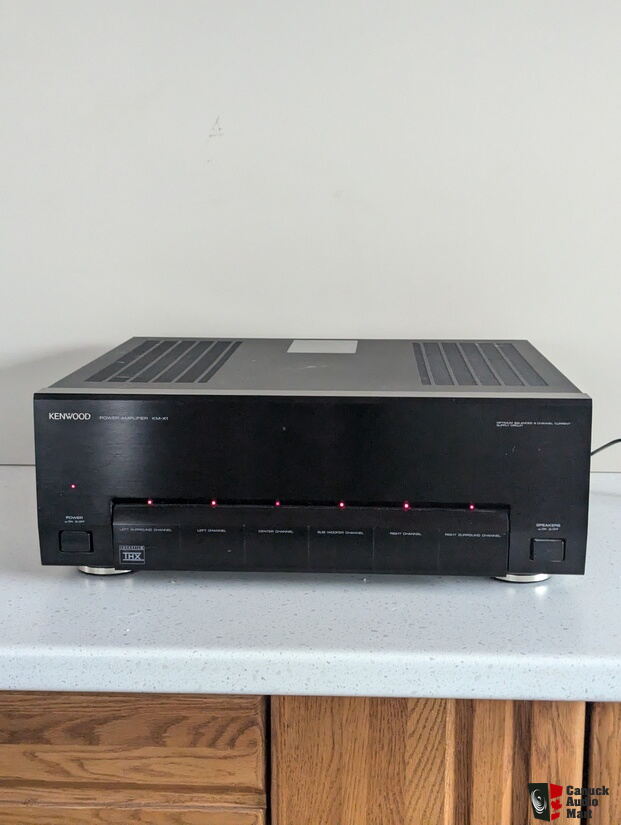 Kenwood KM-X1 THX Power Amplifier & KC-X1 AV Control Amplifier Photo ...