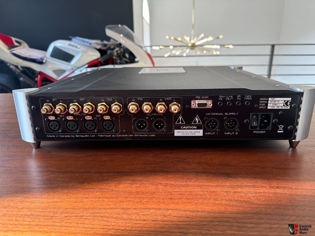 Simaudio Moon Evolution 740P Dual-Mono Line Preamplifier -All original ...