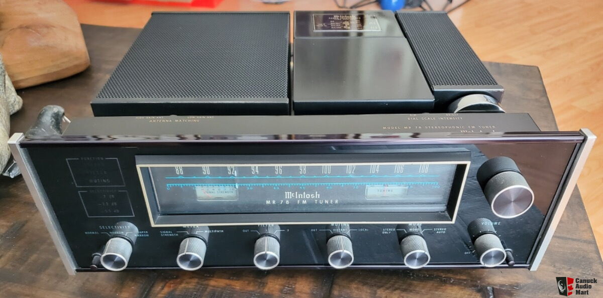 McINTOSH MR 78 "The Best Analog McIntosh Tuner!" Designed by Richard ...