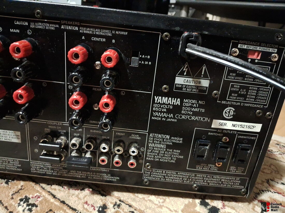Yamaha DSP-A1 NATURAL Sound AV AMPLIFER Photo #5256812 - Canuck Audio Mart