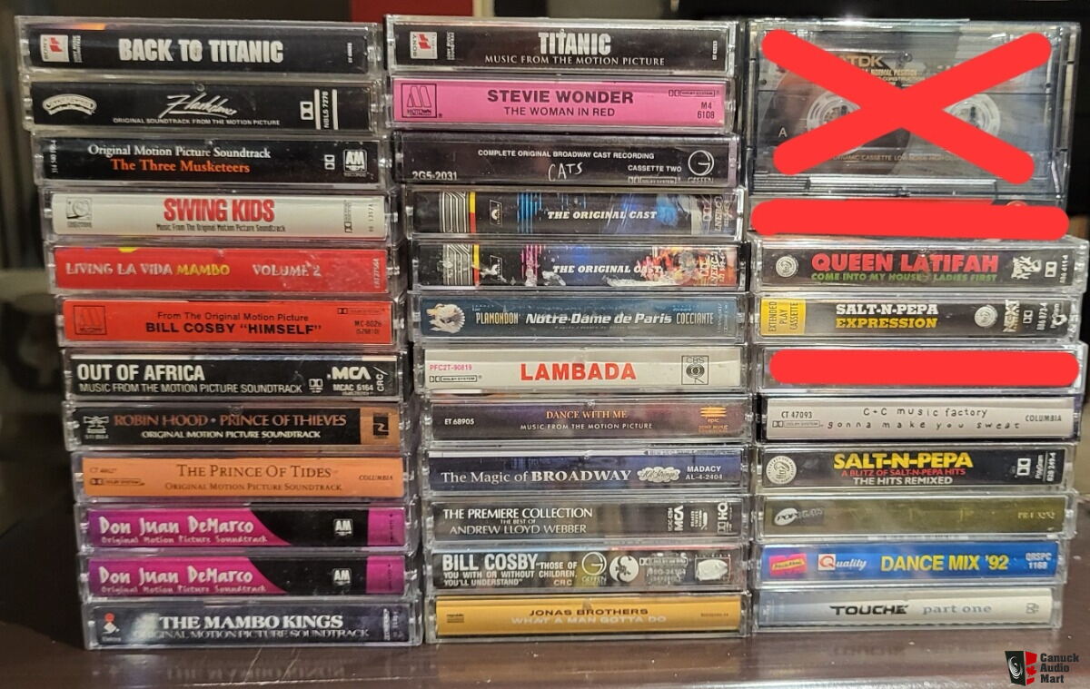 300 tapes Audio Cassettes All genres see Photos Photo #5256874 - Canuck ...