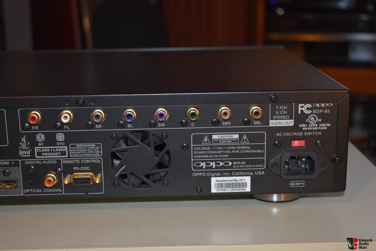 OPPO BDP - 95 Universal Disc player Photo #5261787 - Canuck Audio Mart