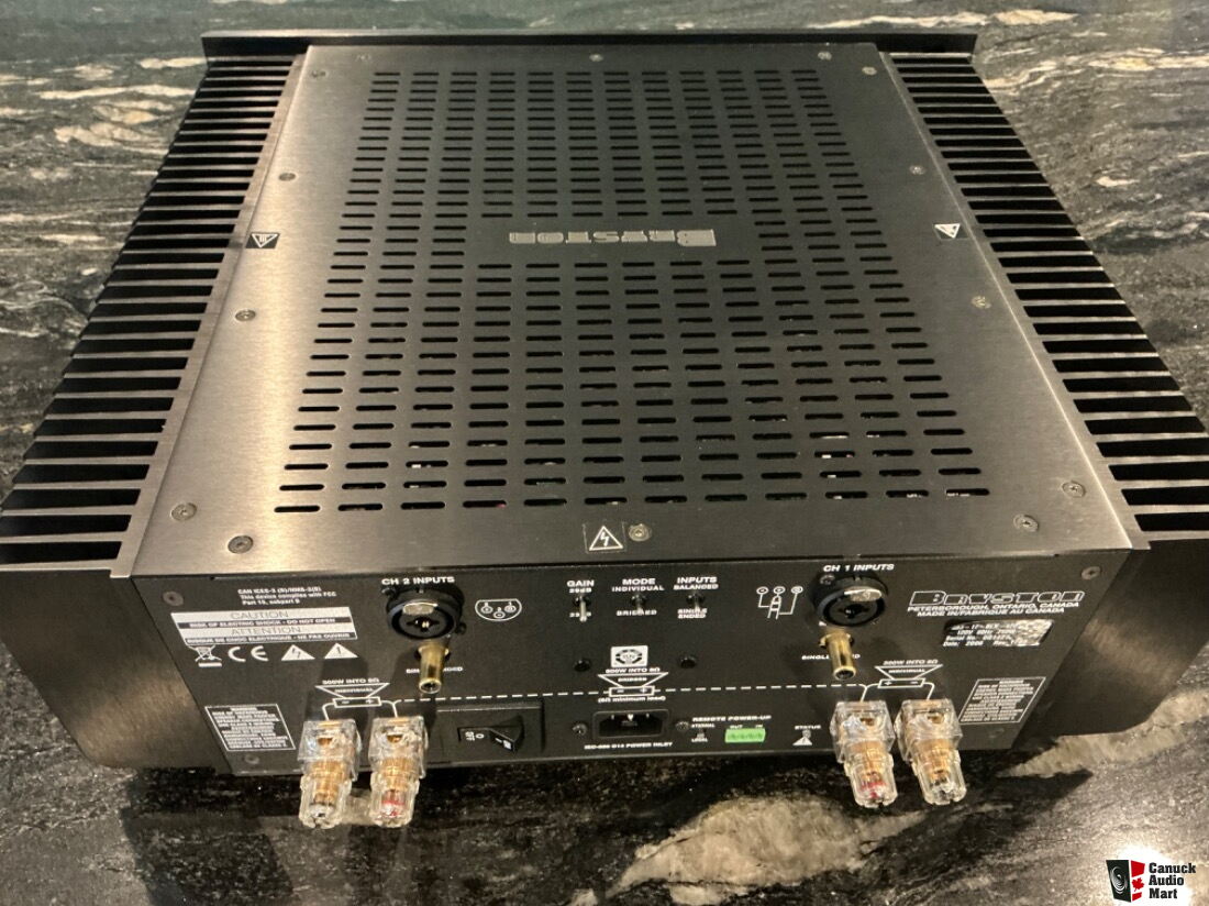 Bryston 4b3 Black 17" blue led's power amplifier Photo #5263324 ...