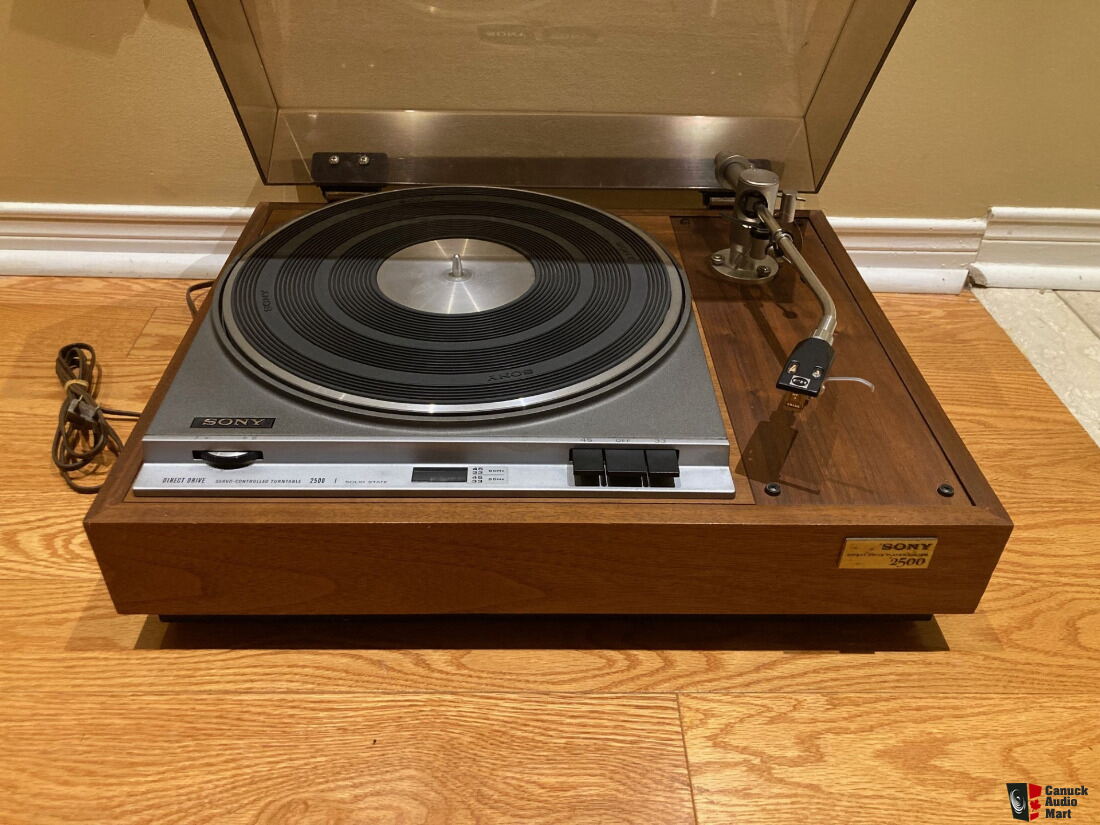 Sony PSE-2500 direct drive turntable with Fidelity Research tonearm ...