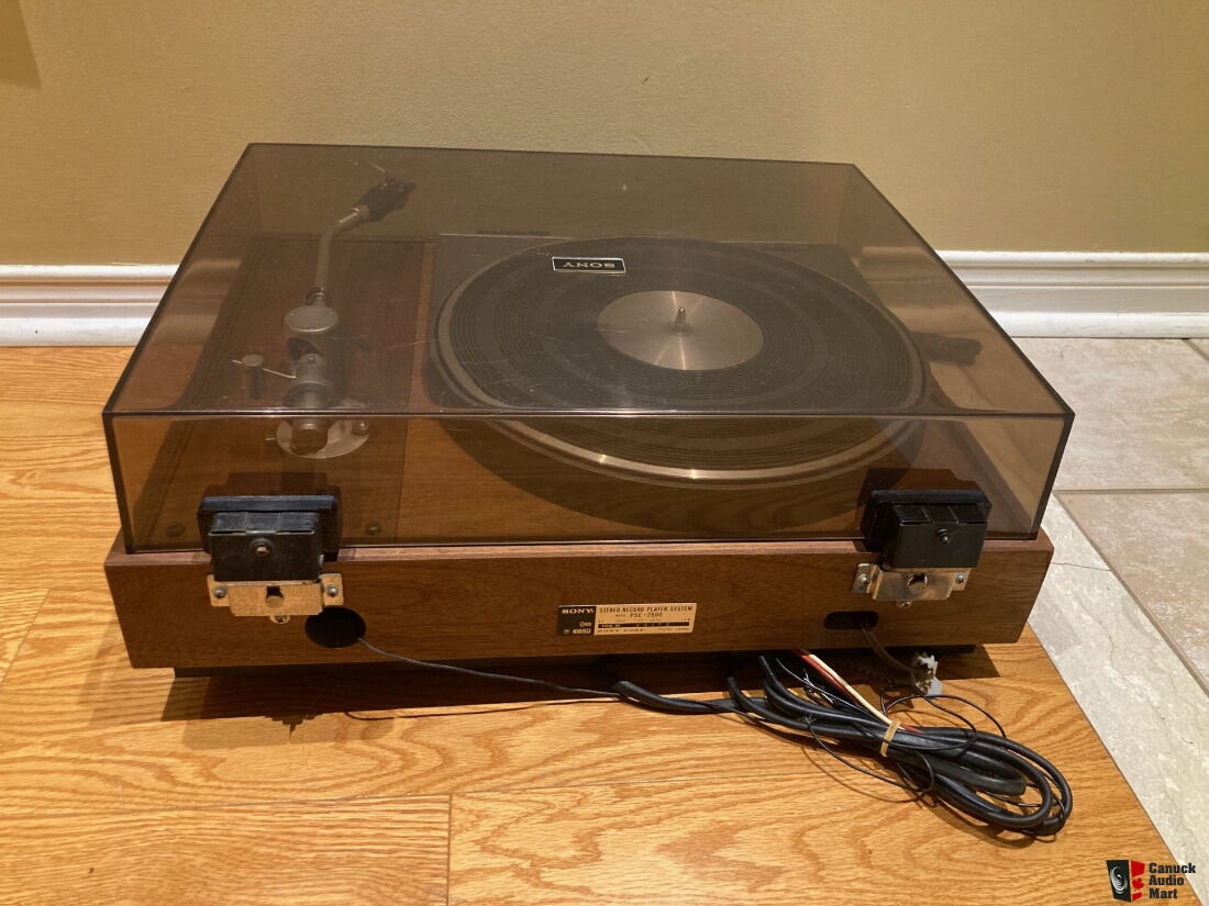 Sony PSE-2500 direct drive turntable with Fidelity Research tonearm ...