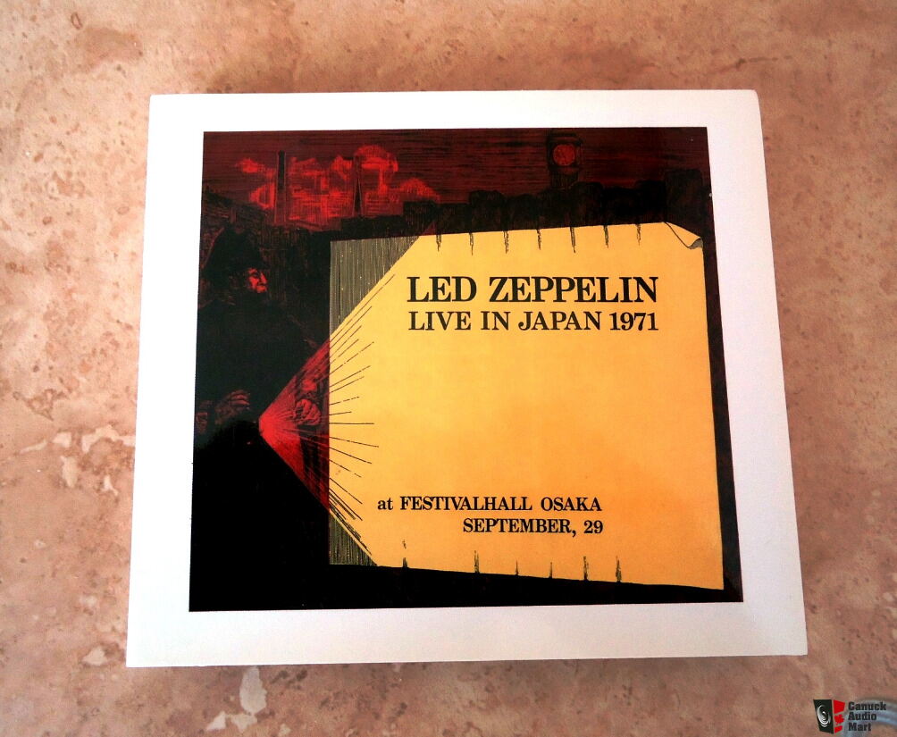 Led Zeppelin - Osaka 1971, Live In Japan 3-CDs Box w/OBI (Rare!) Photo ...