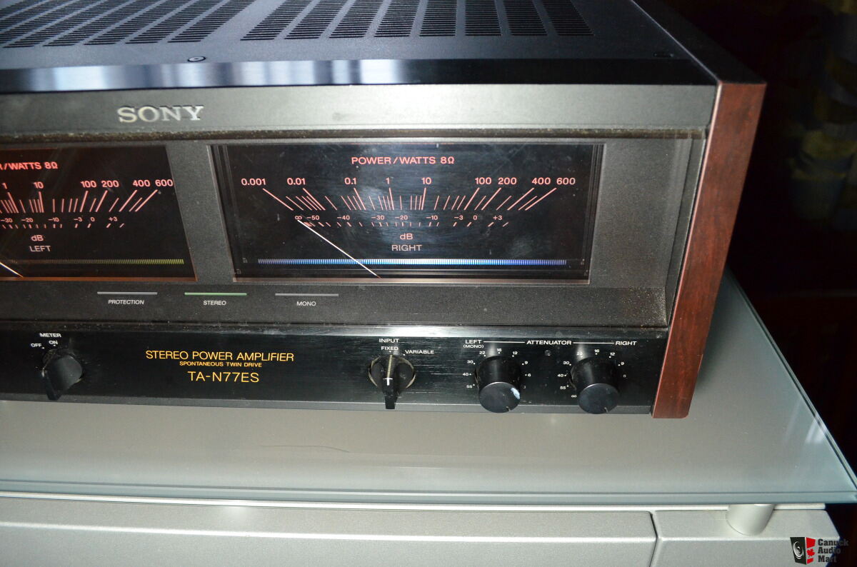 SONY Power Amplifier TA-N77ES 200 W/Ch & SONY Pre-Amplifier Controller ...