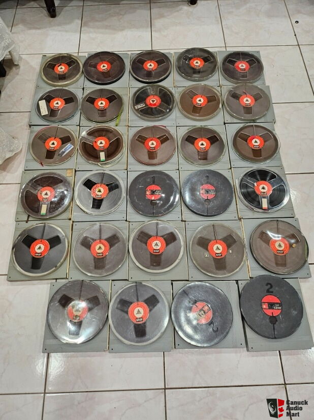 30 BASF reel to reel of 7 inches FREE shipping For Sale - Canuck Audio Mart