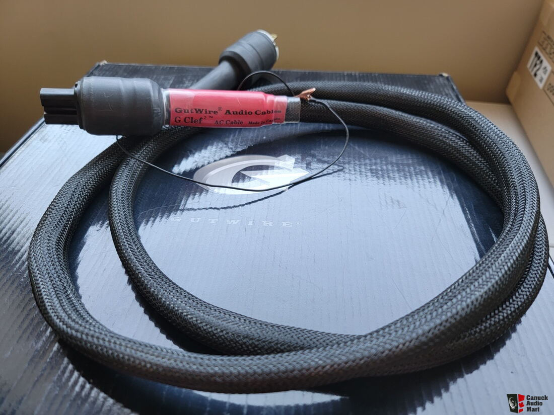 Gutwire G Clef² power cord (shipping incl) Dealer Ad - Canuck Audio Mart