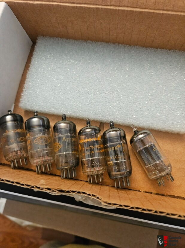 6 Amperex 12AX7 / ECC88 Tubes For Sale - Canuck Audio Mart