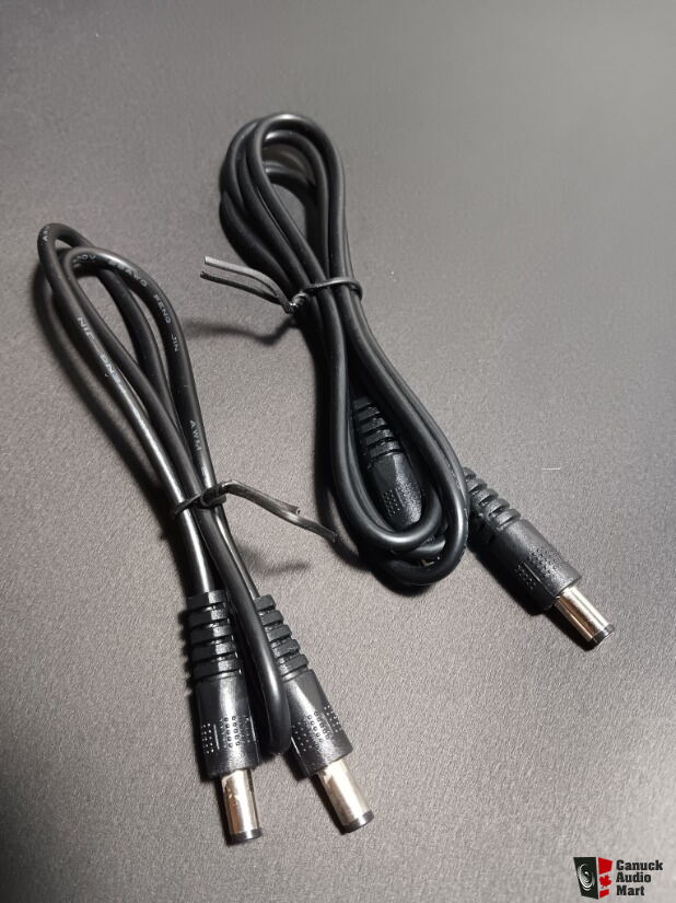 DC Power cords for Power supplies, components w 5.5mm OD x 2.1mm ID ...