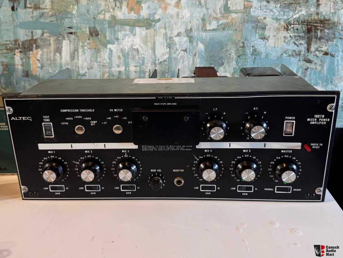 Altec Lansing 1590 mono Amplifiers ** REDUCED Photo #5276865 - Canuck ...