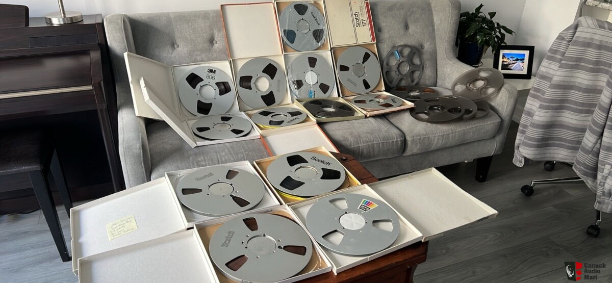 10" reels and tapes lot Photo #5277976 - Canuck Audio Mart
