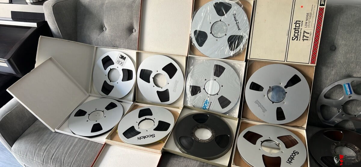 10" reels and tapes lot Photo #5277976 - Canuck Audio Mart