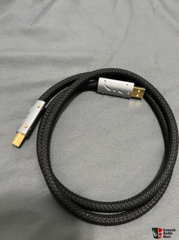 Viborg UC01 Silver Plated OFC USB A to B Cable - 1M Excellent For Sale ...